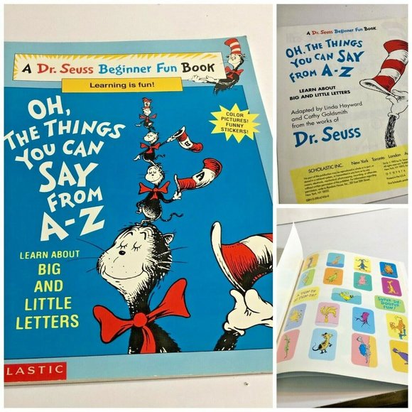Toys | Dr Seuss Oh The Things You Can Say From Az | Poshmark